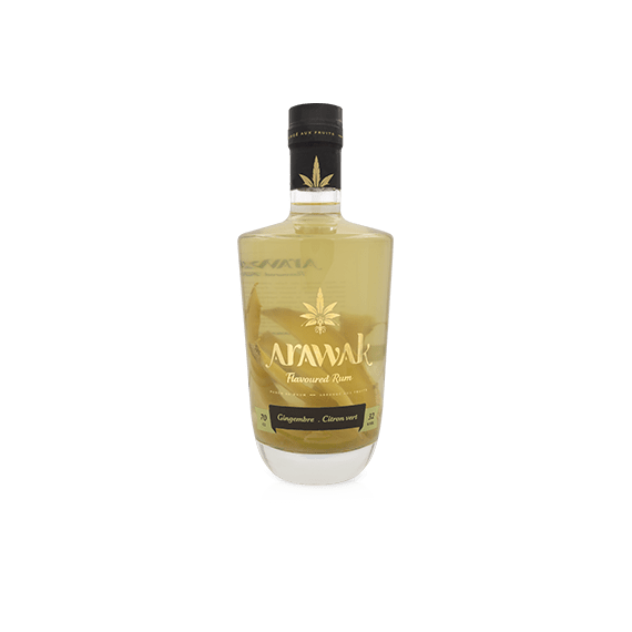 Rhum arrangé GINGEMBRE CITRON VERT-Punch au rhum 70 cl 32°-ARAWAK RUM
